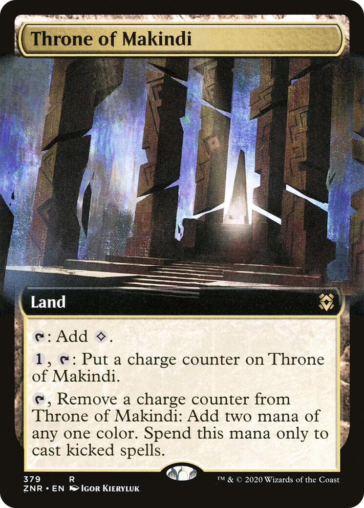 Throne of Makindi (Extended Art) [ZNR - 379] – Magic Market Canada