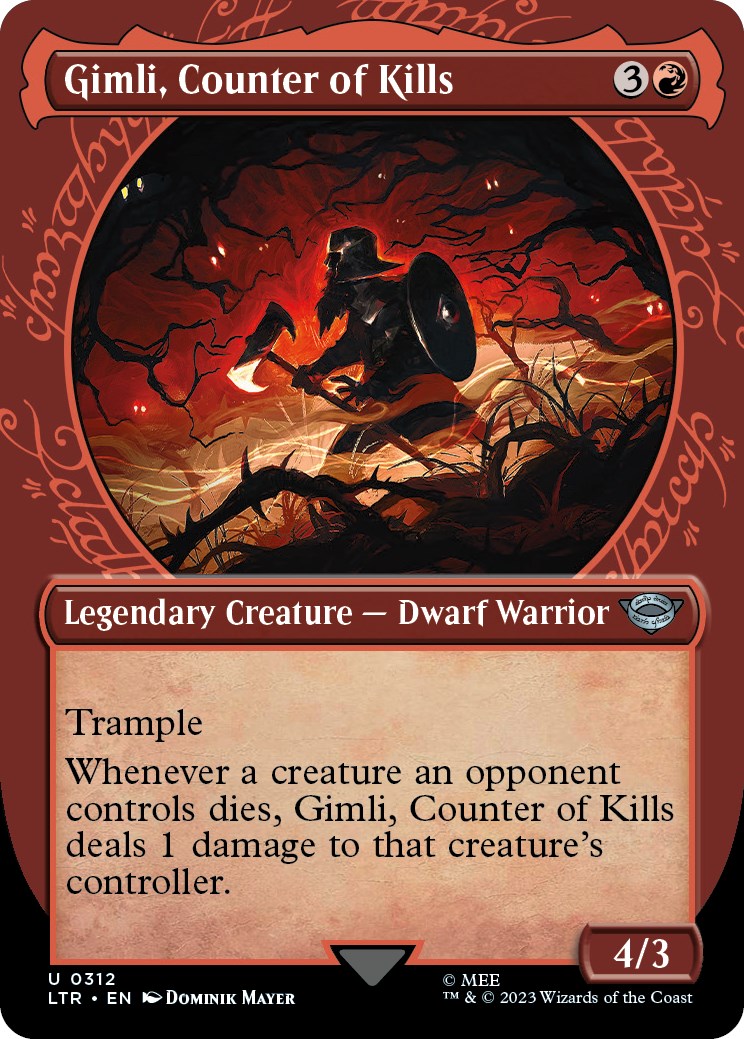 Gimli, Counter of Kills (Showcase) [LTR - 312] – Magic Market Canada