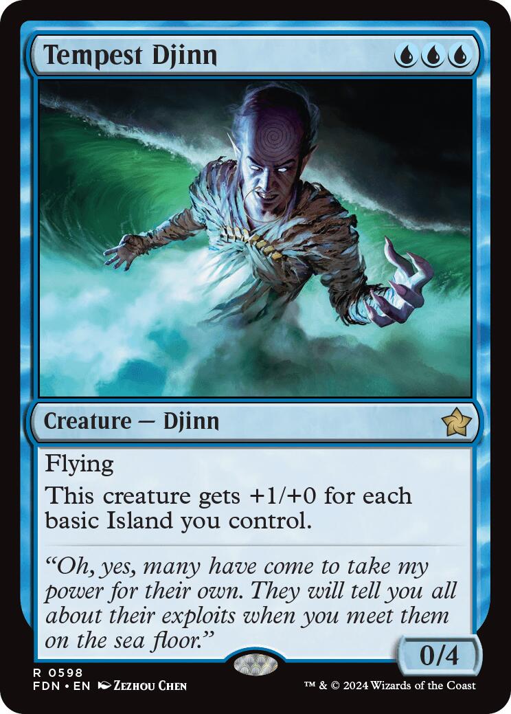 Tempest Djinn [FDN - 598] – Magic Market Canada