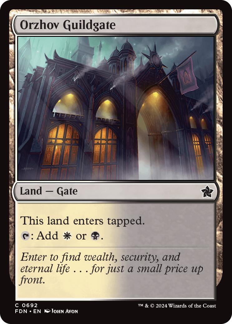 Orzhov Guildgate [FDN - 692] – Magic Market Canada