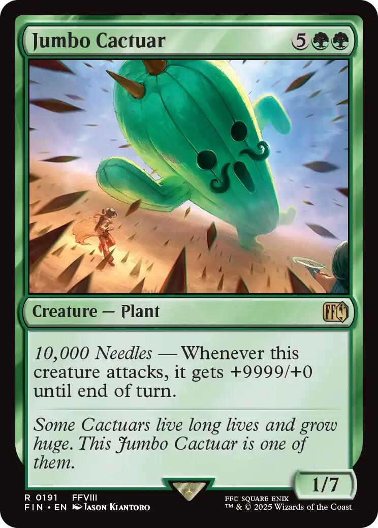 Jumbo Cactuar [FIN - 191] – Magic Market Canada