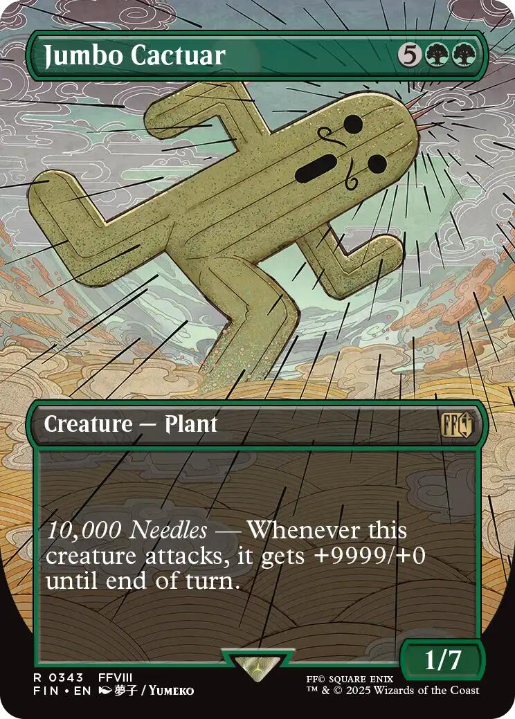 Jumbo Cactuar (Borderless) [FIN - 343] – Magic Market Canada