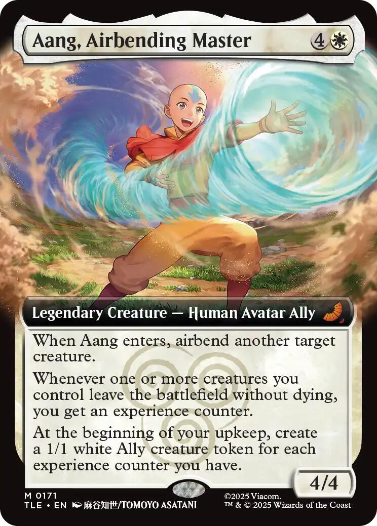 Aang, Airbending Master (Extended Art) [TLE - 171] – Magic Market Canada